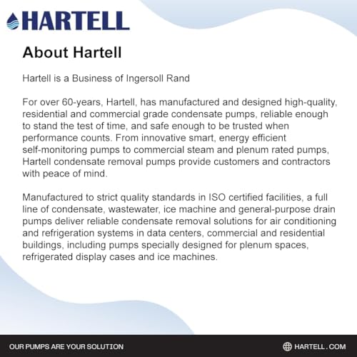 HARTELL HRIM-2-115 Replacement Ice Machine Pump, Replaces GPP-5SC-1 and 12-2986-01