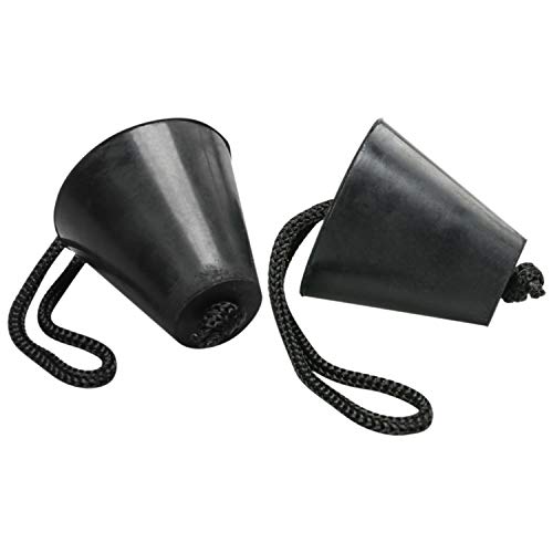 Amarine Made Pack of 4 Universal Kayak Scupper Plug Kit,Silicone Scupper Plugs Drain Holes Stopper Bung with Lanyard Fit for Kayaks Canoes