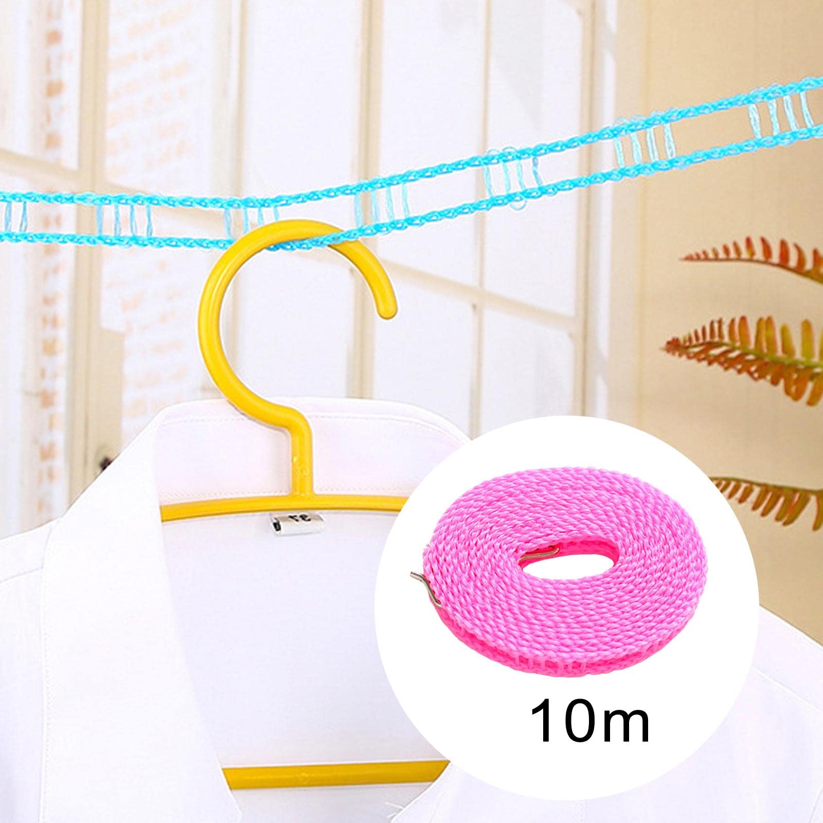 YWJLQH Travel-Friendly Clothesline for Laundry Drying, Blue 1000cm
