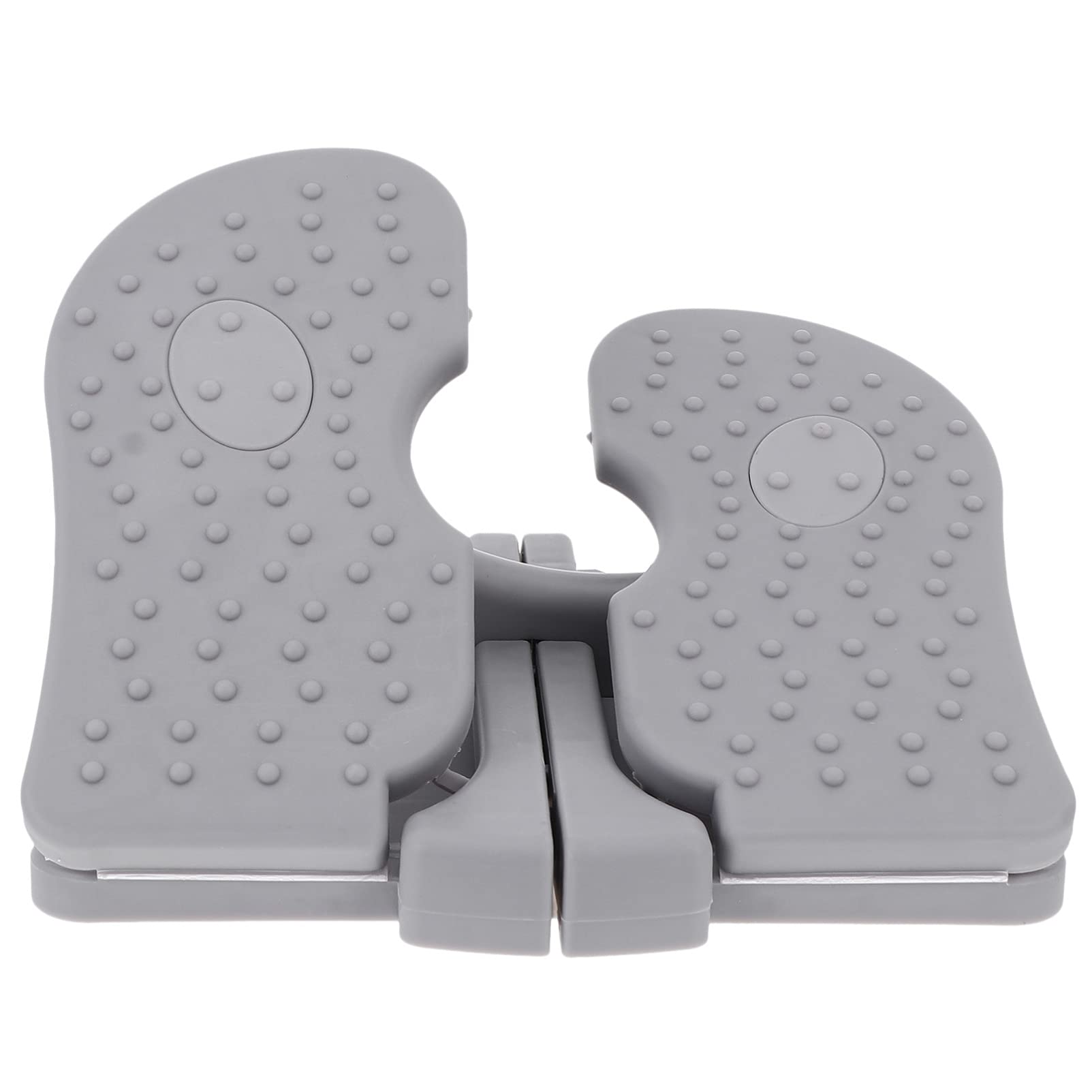 Abaodam Mini Stepper Under Desk Pedal Exerciser Sitting Stepper Folding Foot Peddle Physical Therapy Relieves Varicose Veins (Grey)