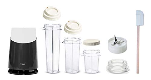 Tribest PB-410GY-A Personal Blender for Shakes and Smoothies with Portable Blender Cups, Gray