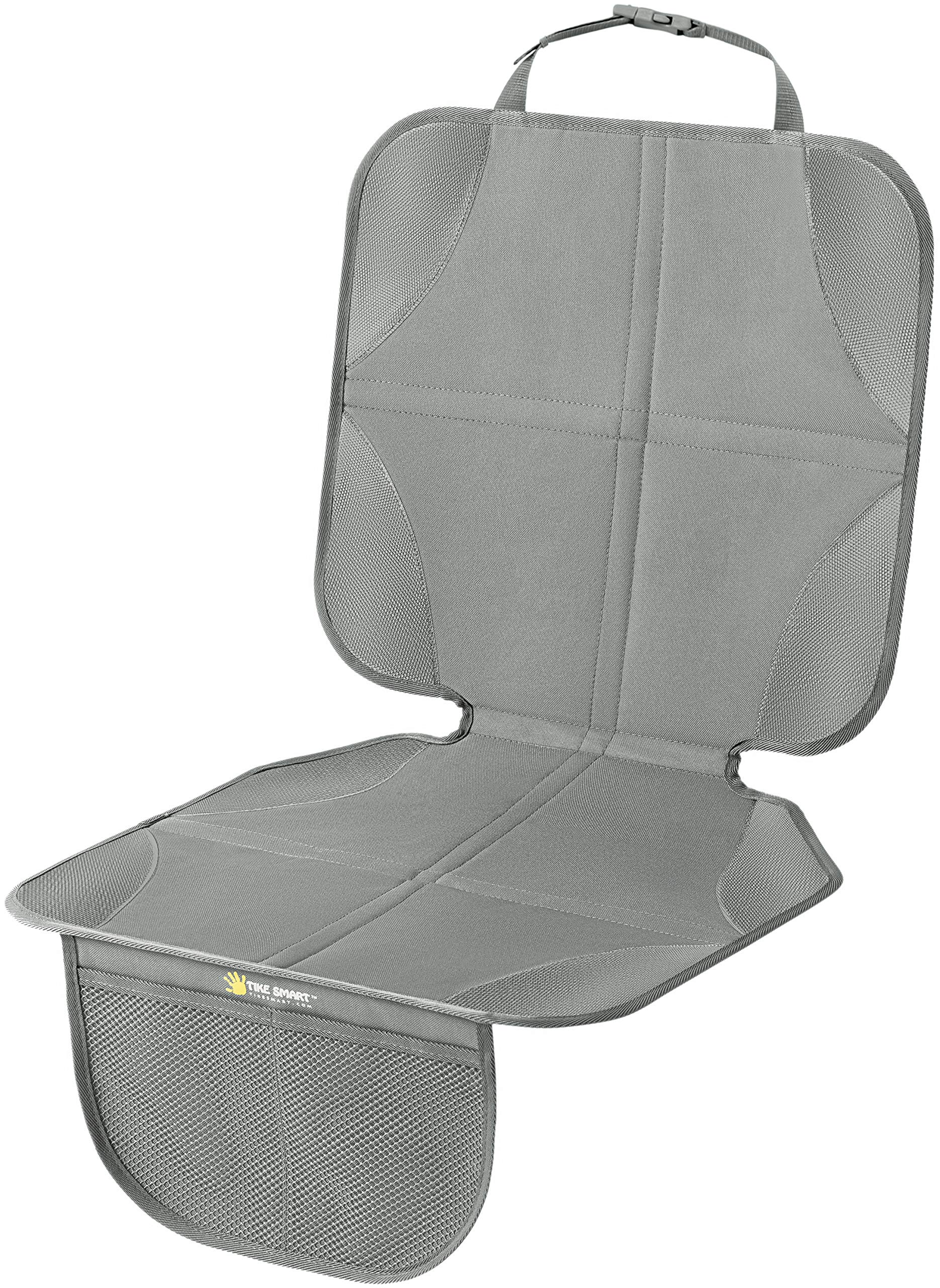 Tike Smart Premium Car Seat Protector (Gray (Grey), High Back)