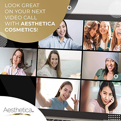 Aesthetica Starlite Highlighter - Metallic Shimmer Highlighting Makeup Powder - Cosmos (Sparkling Rose Gold)