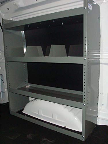True Racks Aluminum Van Shelving Storage Unit - 45" L x 13" D x 44" H