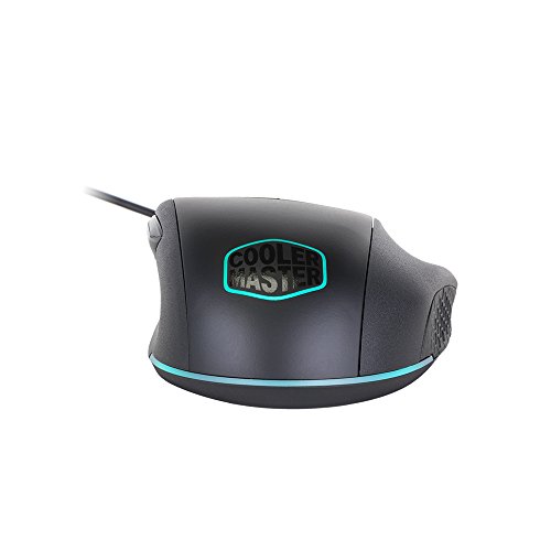 Cooler Master SGM-2007-KLON1 MasterMouse MM520 Claw Grip Gaming Mouse, 7 Buttons, RGB LED 3 Zone Light, On-The-Fly DPI 12000, Lag-Free