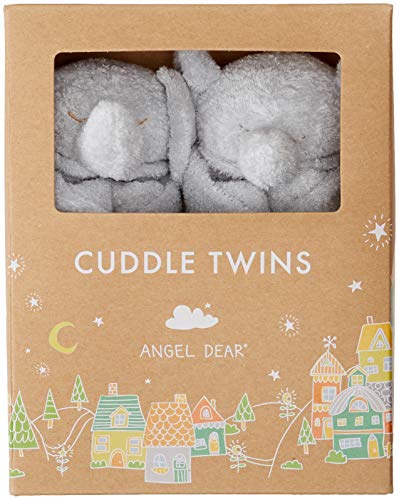 Angel Dear - Grey Elephant, Cuddle Twins Set