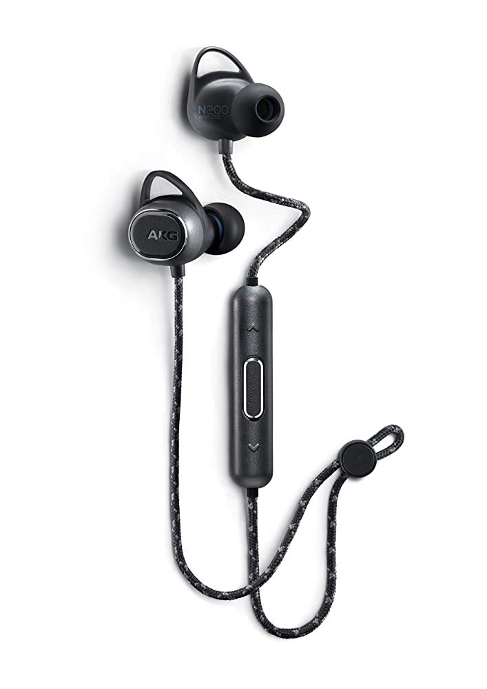 AKG N200 Wireless Bluetooth Earbuds - Black (US Version) (Renewed)