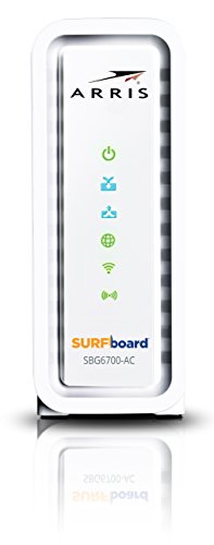 ARRIS Surfboard SBG6700AC-RB DOCSIS 3.0 Cable Modem/Wi-Fi AC1600 Router (Renewed)