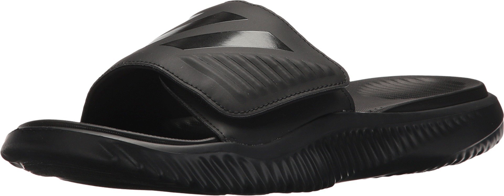 adidas Men's Alphabounce Slide Sport Sandal, Black/Black, 8 M US