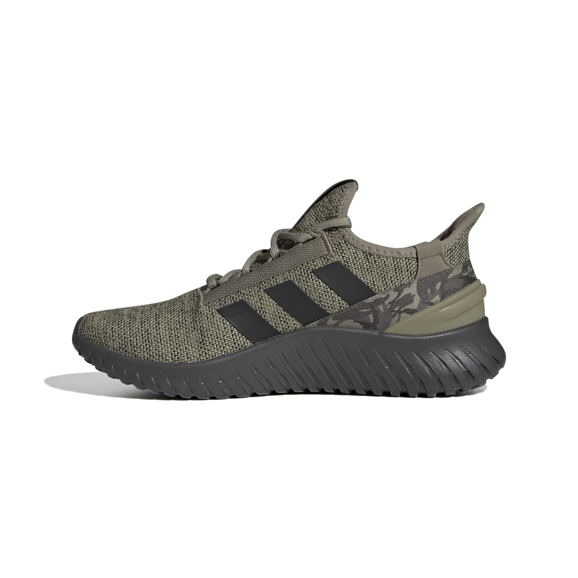 adidas Men's Kaptir 2.0 Running Shoe, Orbit Green/Black/Black, 9.5