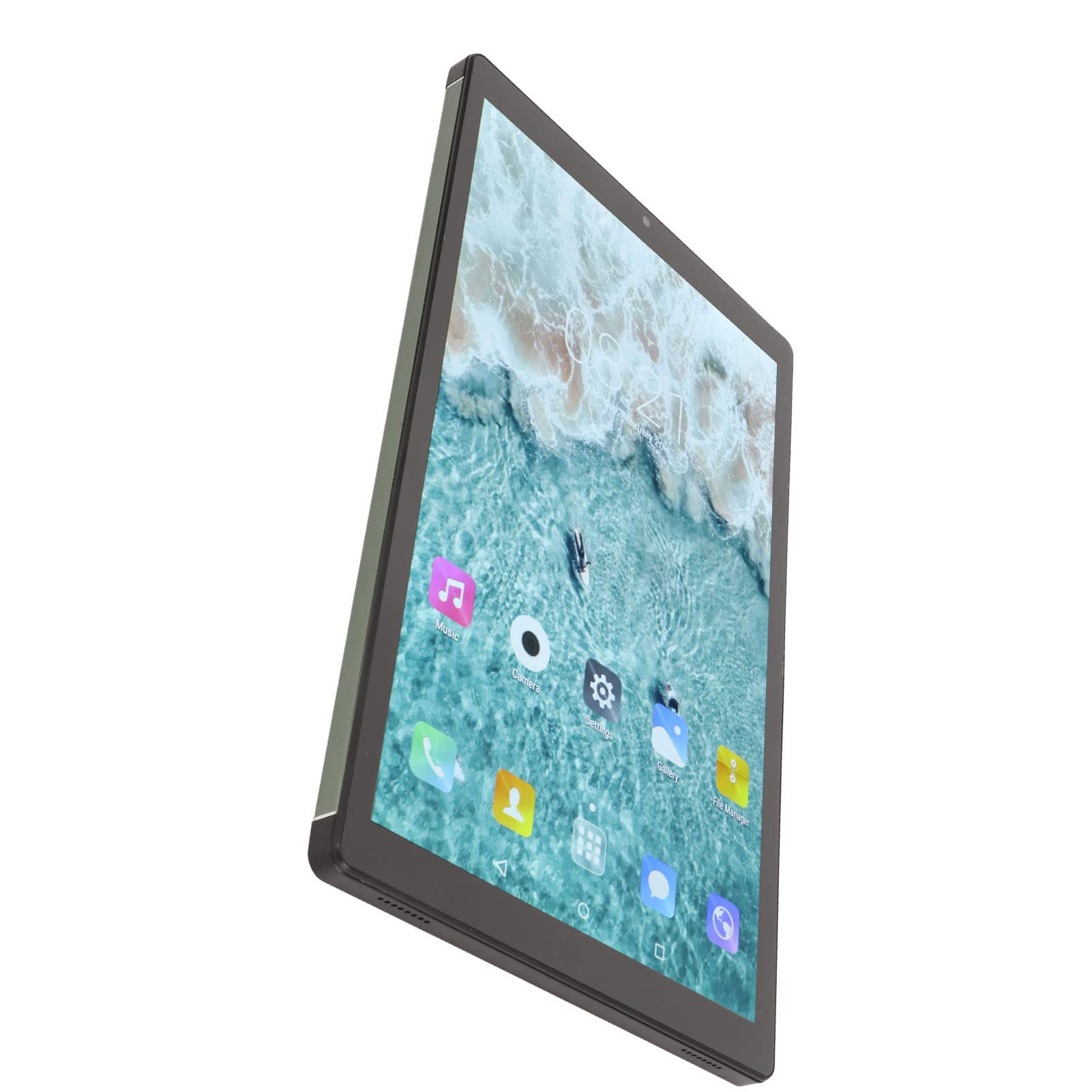 ANGGREK 10.1in HD Tablet, 4GB RAM 64GB ROM, 2560x1600 Resolution, Dual Cameras, Support 2.4G 5G WiFi, 5800mAh Battery, 12, Green (US Plug)