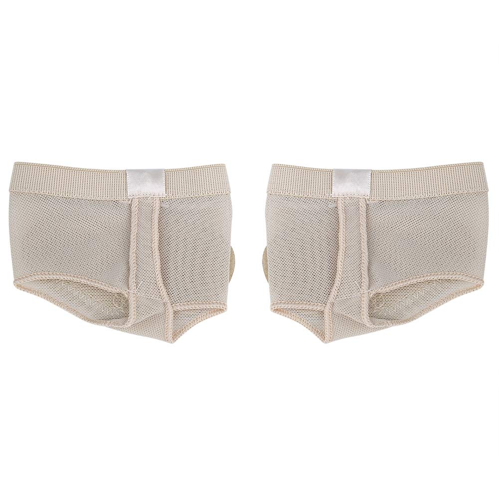 Akozon Dance Paw Pads Shoes, Lyrical Ballet Belly Dance Foot Thongs Dance Paw Pad Shoes Half Sole Fitness Accessory(M)