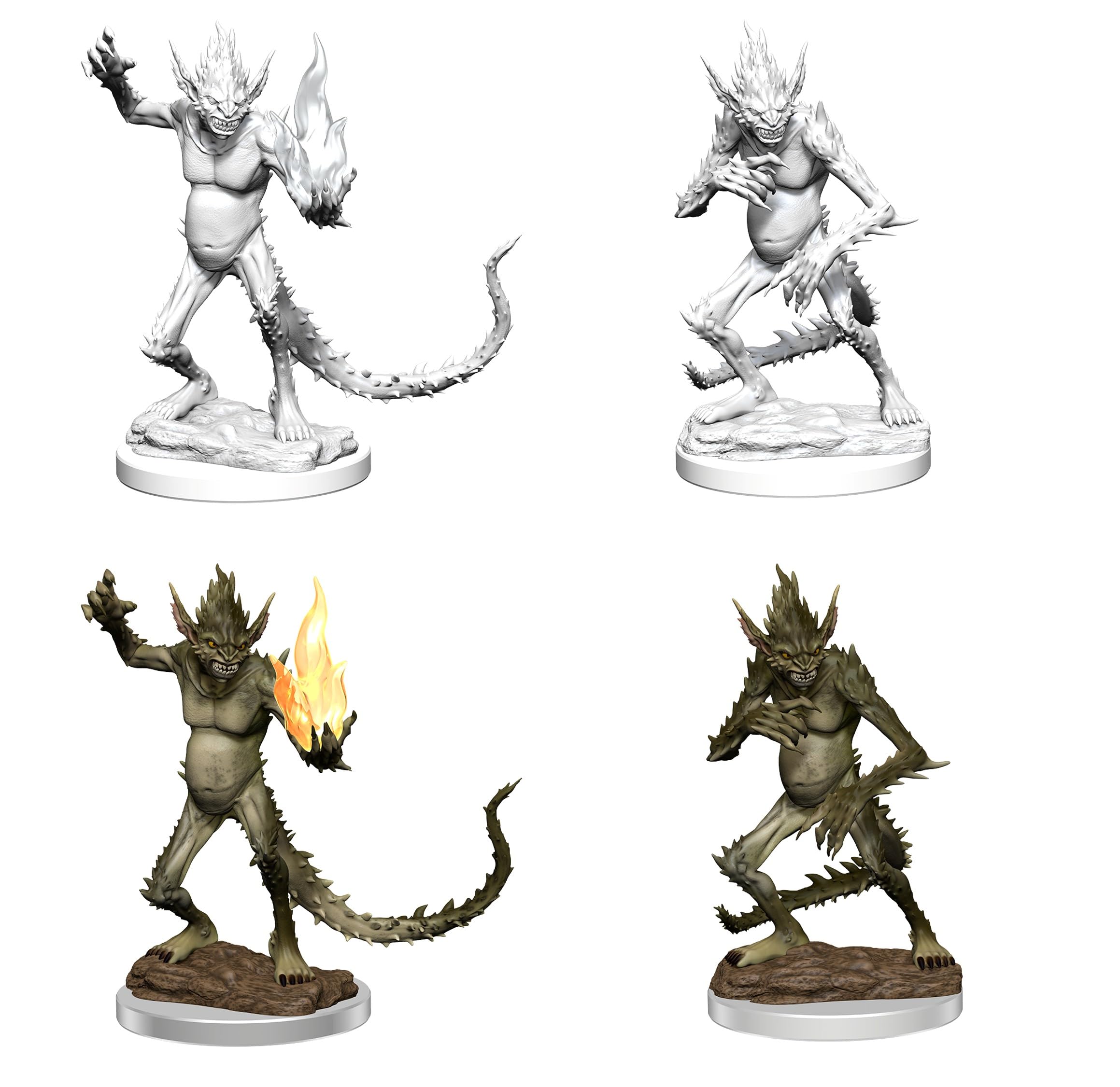 Dungeons & Dragons D&D: Nolzur's Marvelous Unpainted Minis: Barbed Devils WZK 90416