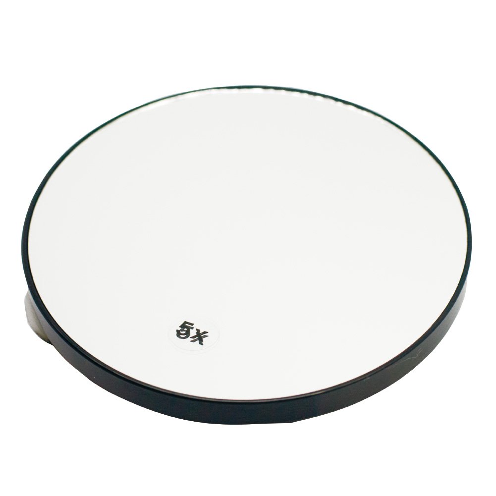 EMILYSTORES 5X Magnifying Mirror with Suction Cup Fixture 5.5 Inch Makeup Mirror