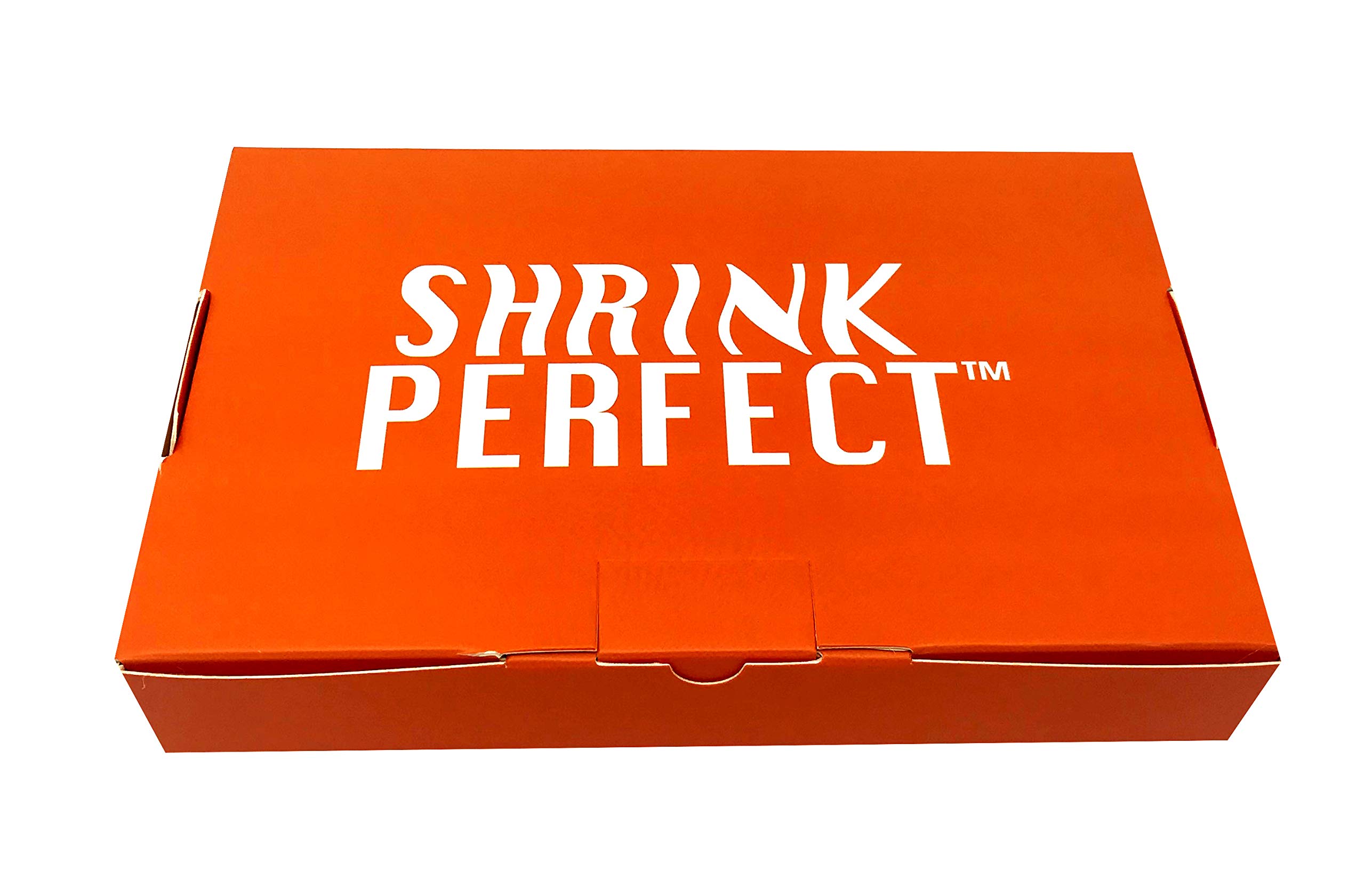 Clear Perforated Shrink Band for 4 Ounce Flat Tins, 8 Ounce Tall Tins (250 Pack)