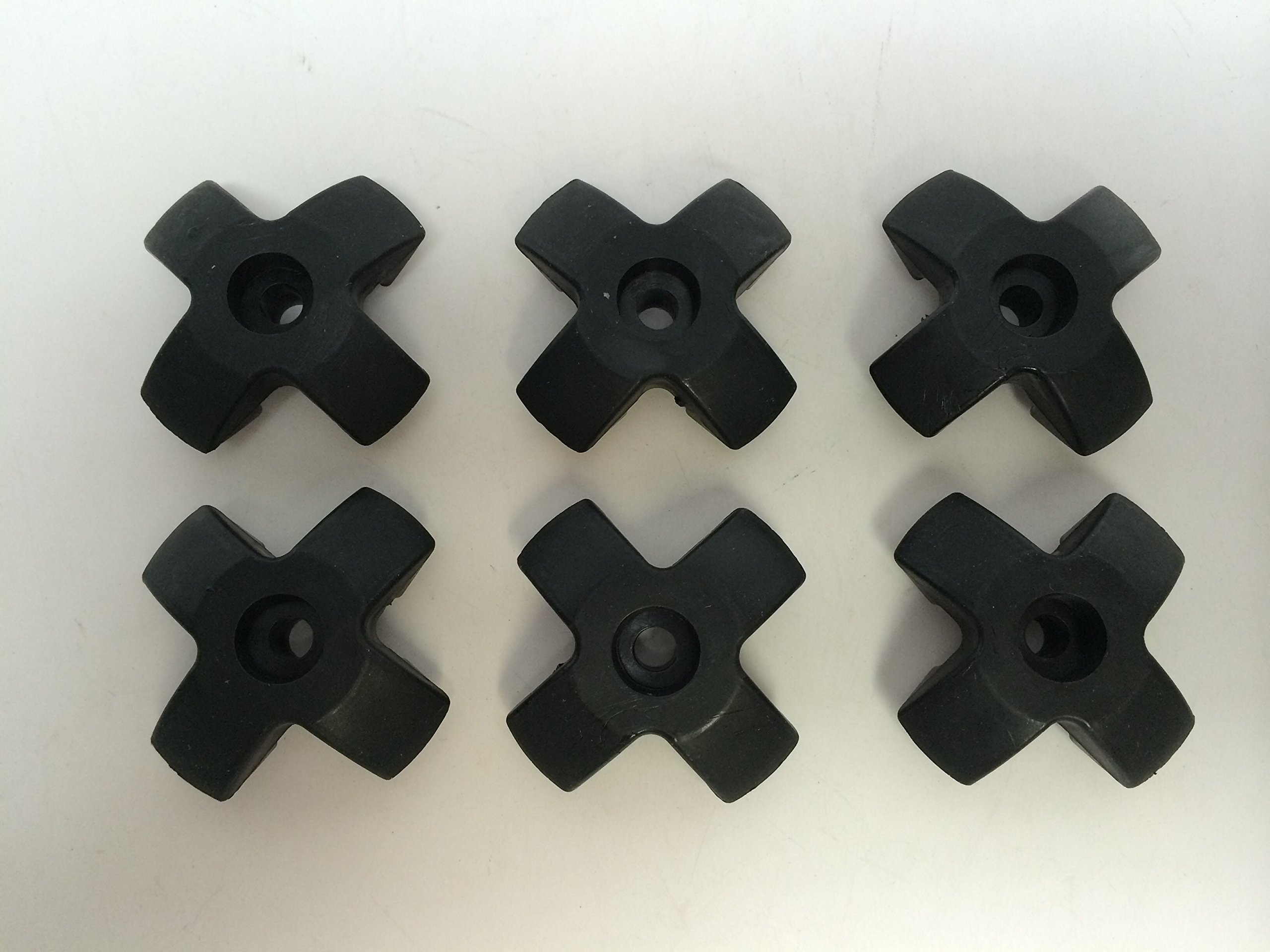 6 PCS NYLON LARGE CLOVER DECK LINE GUIDE for KAYAK CANOE SMALL BOAT MARINE