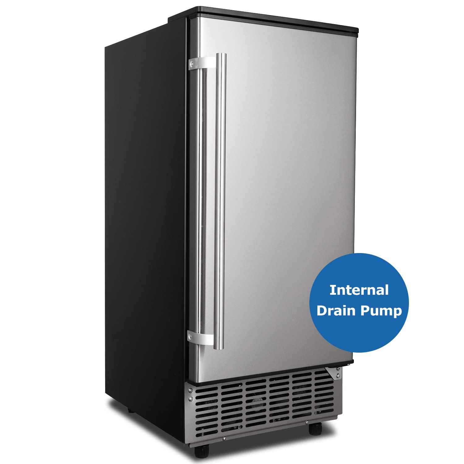 ADT Untercounter Built in Commercial ice Maker Machine freestanding Household Ice Cube Maker Machine 80lbs Daily