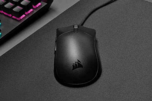 Corsair Sabre PRO Champion Series Gaming Mouse - Ergonomic Shape for Esports and Competitive Play - Ultra-Lightweight 69g - Flexible Paracord Cable QUICKSTRIKE Buttons with Zero Gap