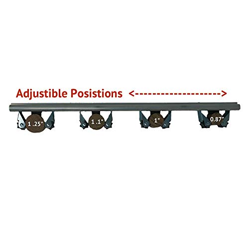 Mop and Broom Organizer β Declutter your Kitchen, Laundry Room or Garage with this Commercial Strength Metal Wall Mount Holder β Keep your Lawn, Yard and Gardening Tools Neat and Organized