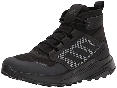 adidas Men's Terrex Trailmaker Gore-Tex Hiking Walking Shoe, Core Black/Core Black/Dark Grey Heather, 10.5