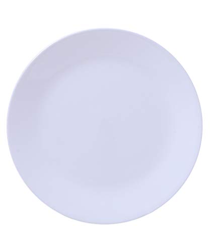 Corelle, White, Livingware Luncheon Plate, 8-1/2-Inch, Set of 6, 8-1/2
