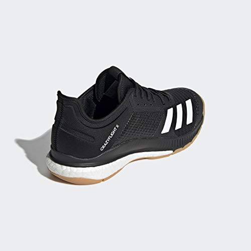 adidas Women's Crazyflight X 3 Volleyball Shoe, Black/White/Gum, 13 M US