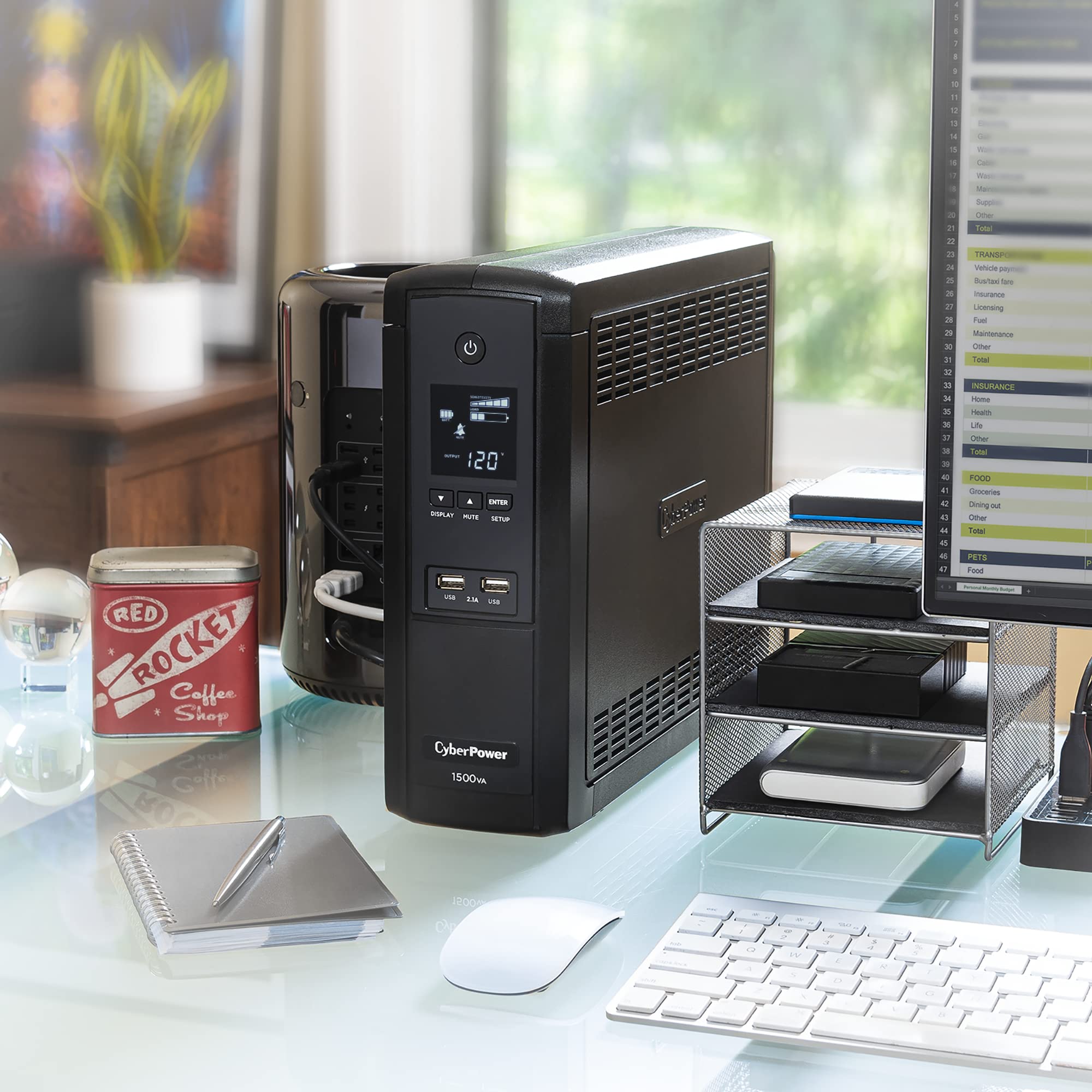 CyberPower BRG1500AVRLCD Intelligent LCD UPS System, DISCONTINUED