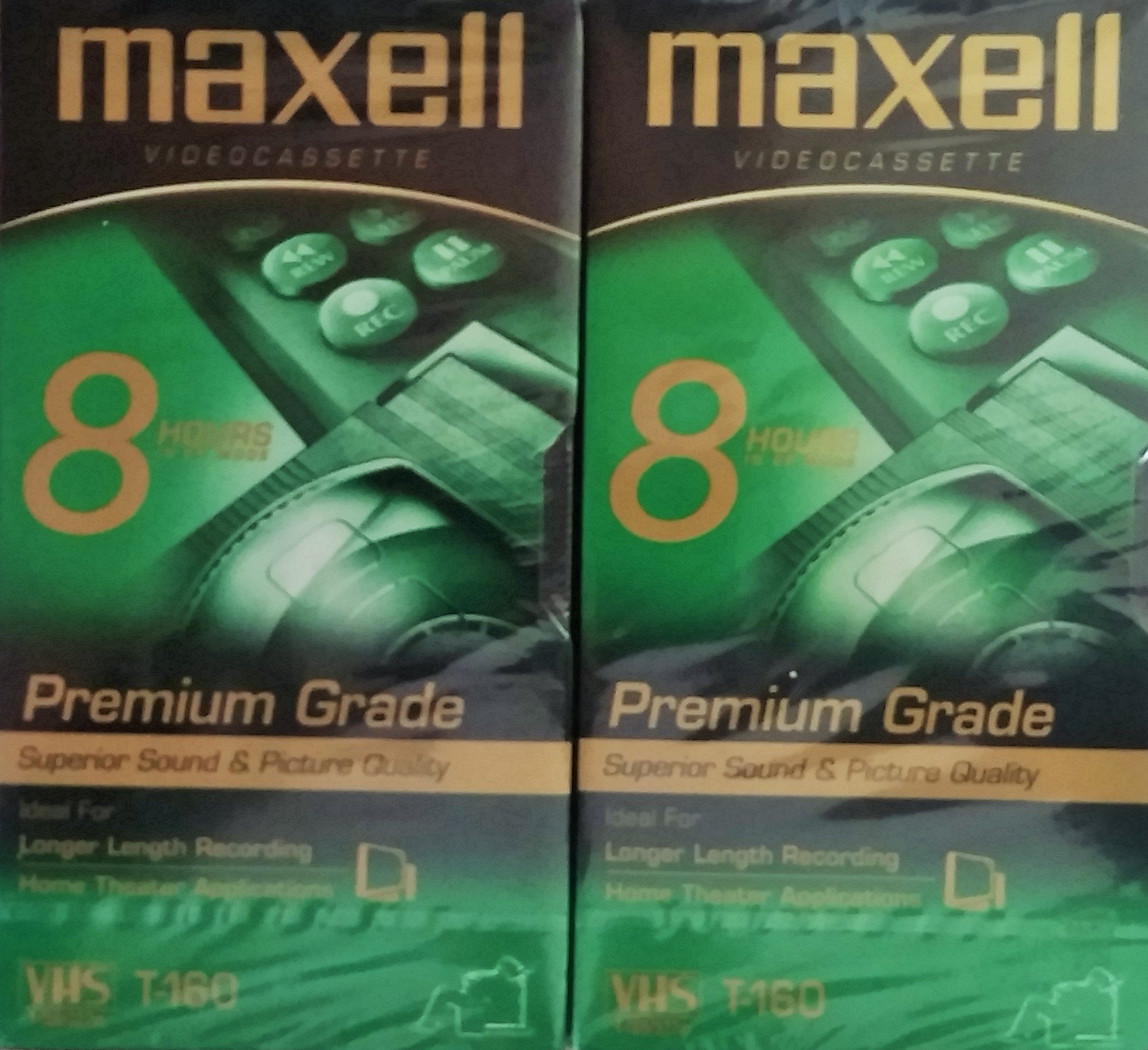 Maxell Premium Grade VHS Videocassette, 2