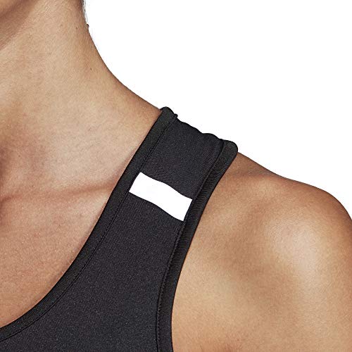 adidas Women's Team19 Compression Tank, Black/White, X-Small