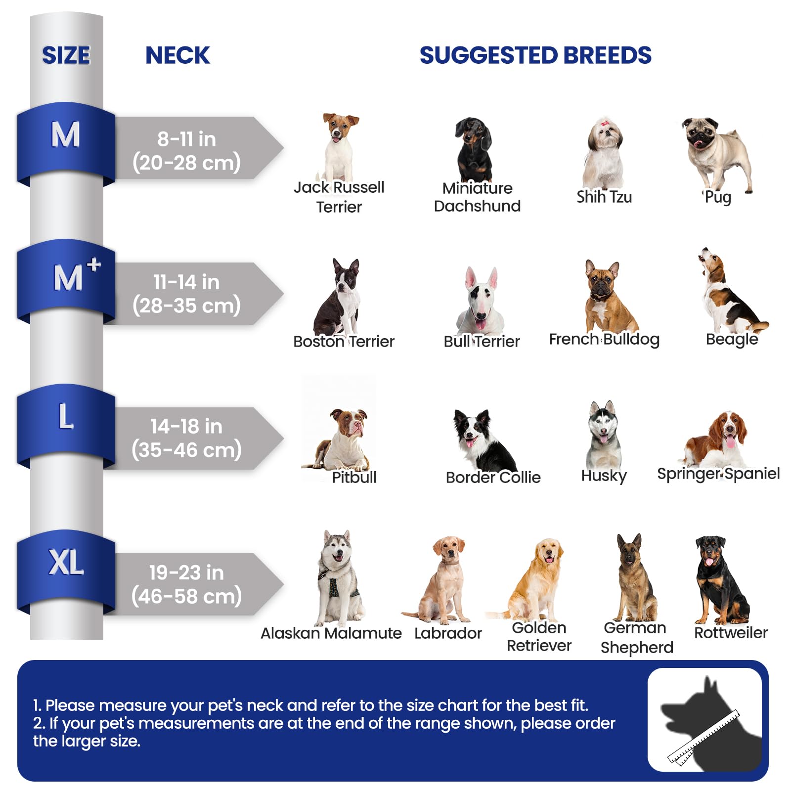 BARKLESS Inflatable Dog Cone Collar, Soft Dog Donut Collar After Surgery, 2-in-1 Dog Cone Alternative with Detachable Anti-Licking Shield, Soft Cone for Dogs Does Not Block Vision, Medium, Grey