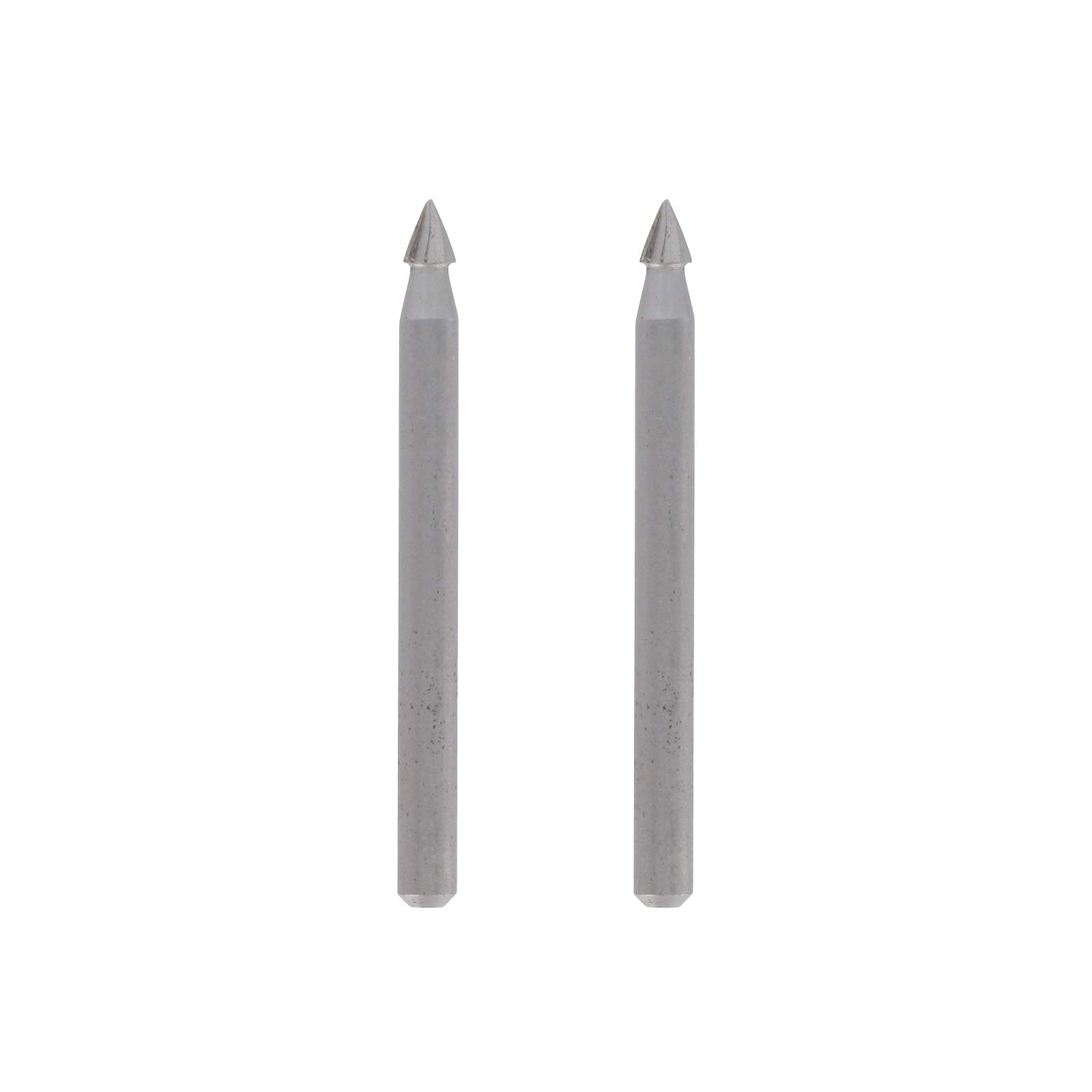 Dremel 118 Milling Cutting Bits in 2-Pack Accessory Set - 2 Triangle-Shaped High-Speed Cutters with 3.2 mm Working Diameter