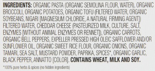 Amy's Frozen Meals, Country Cheddar Pasta Bowl, Made With Organic Pasta, Broccoli and Potatoes, Microwave Meals, 9.5 Oz