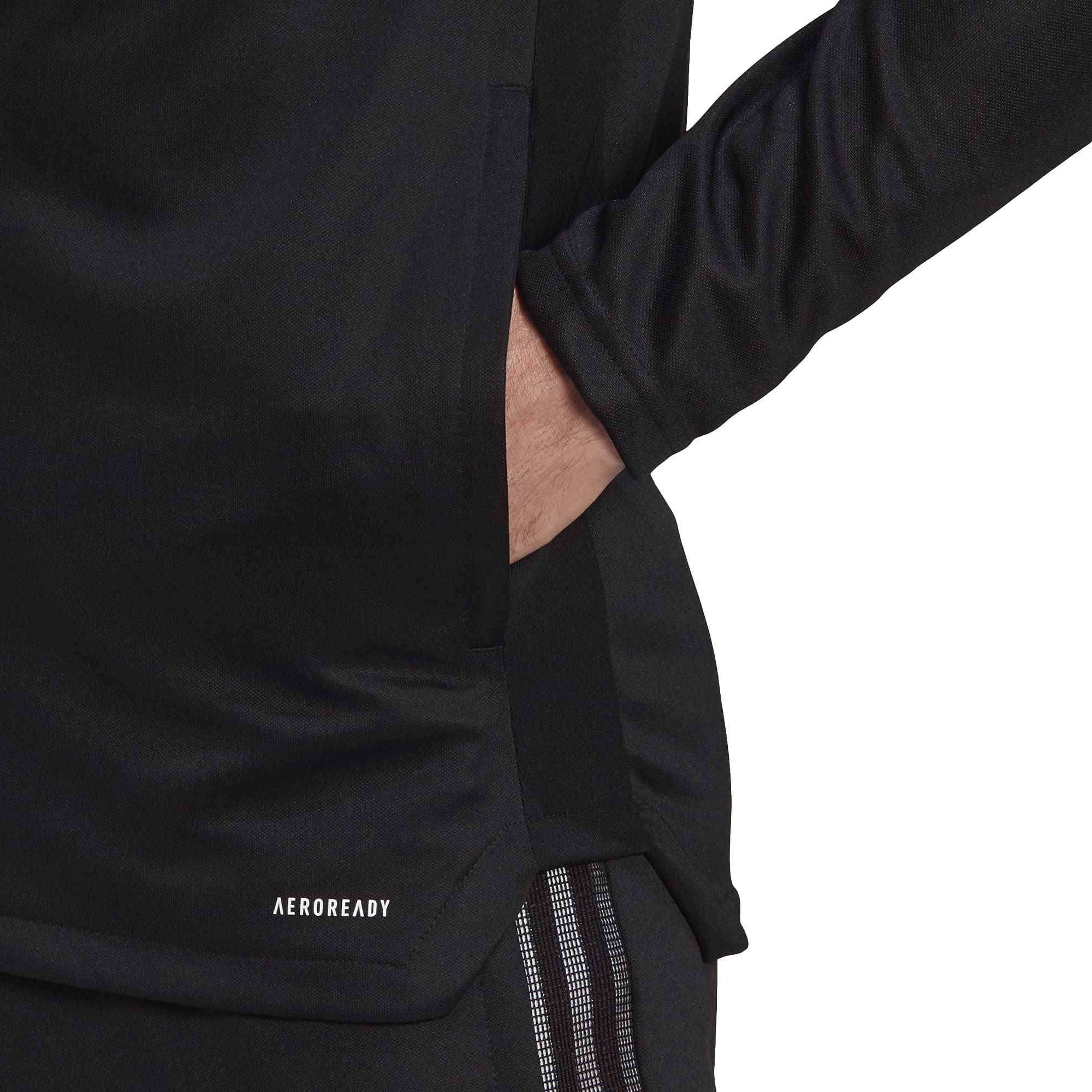 adidas Men's Tiro 21 Track Jacket, Black, Large Tall