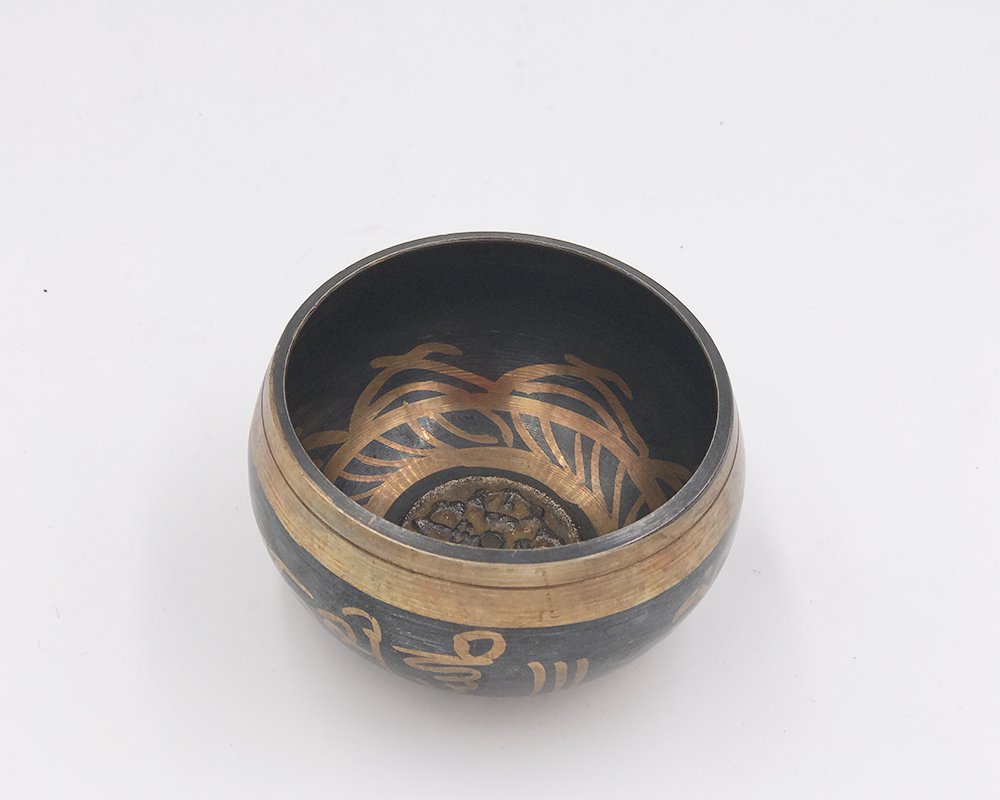 Contineo 3.15 inch Tibetan Singing Bowl with Striker,Meditation Bowl for Healing,Yoga,Relaxation,Mindfulness