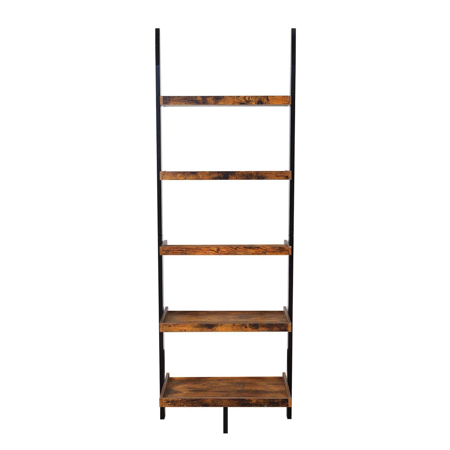 Convenience Concepts American Heritage Bookshelf Ladder, Barnwood/Black