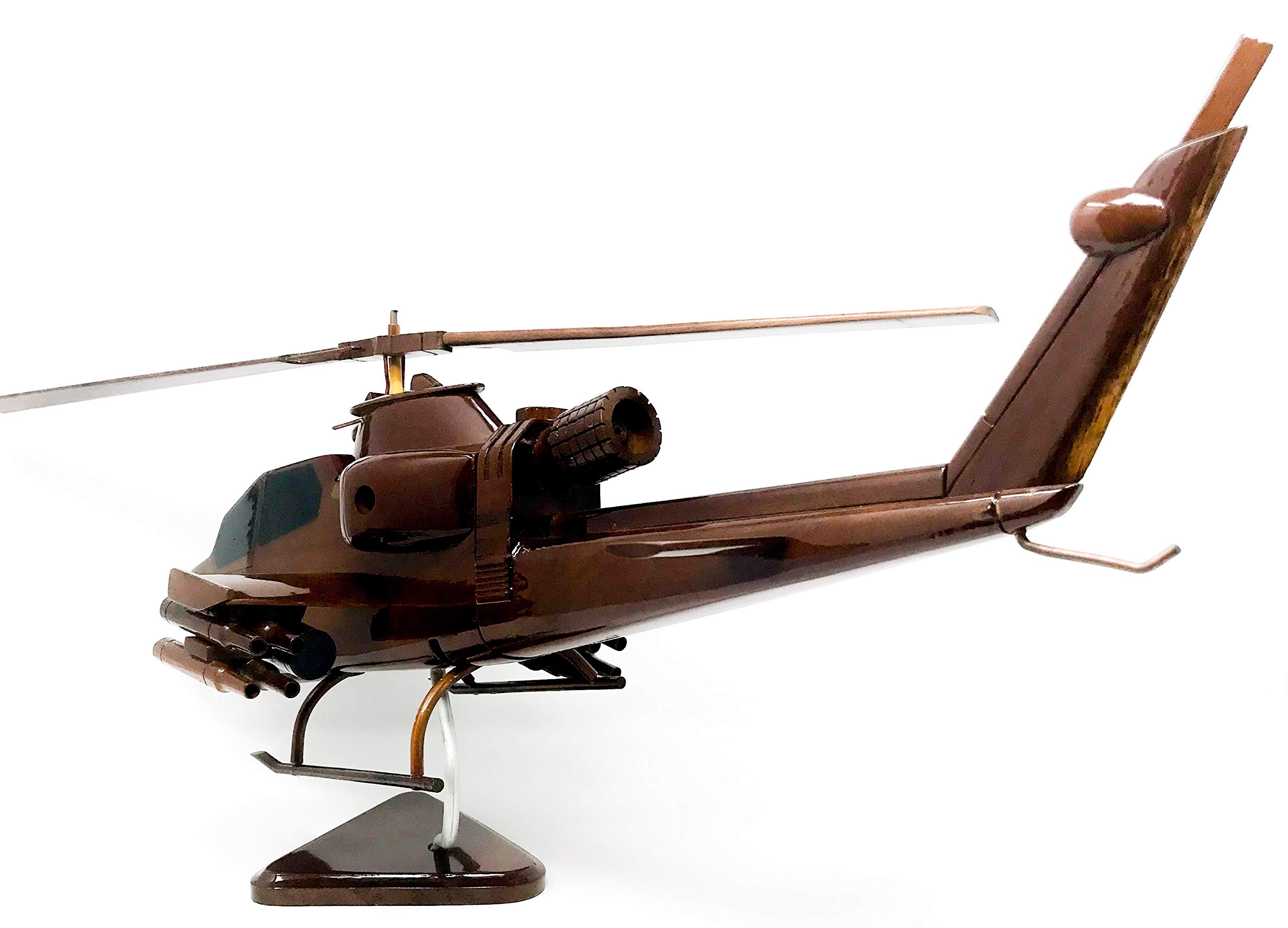 AH1 Cobra Helicopter Wood Model