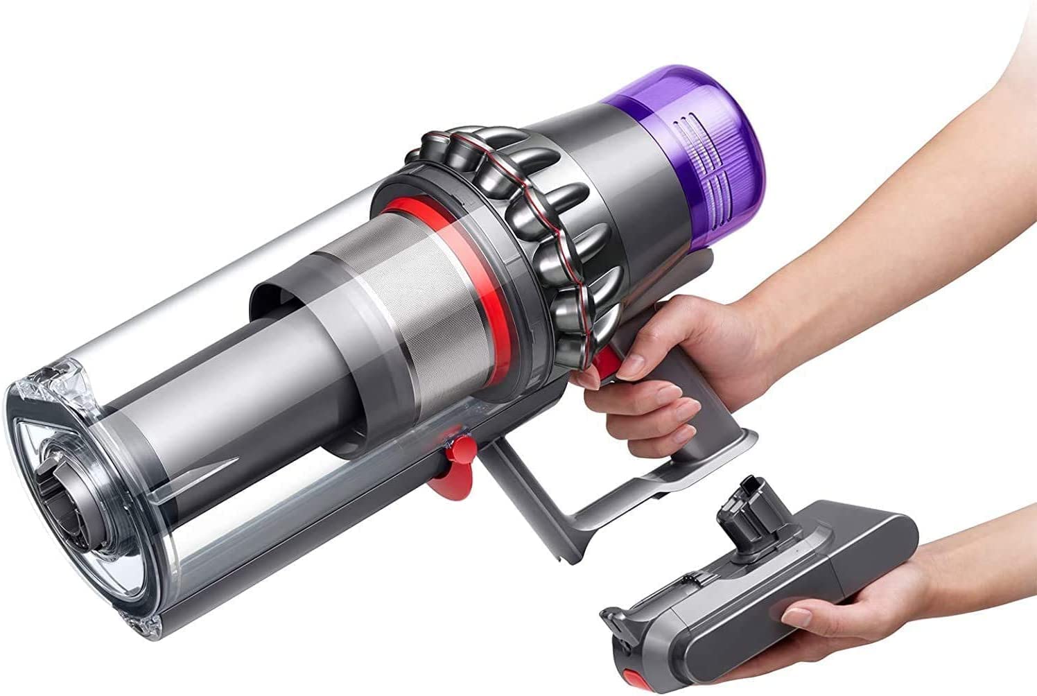 Dyson V11 Torque Drive Cordless Vacuum w/Grab-and-Go Floor Dok - Iron Gray
