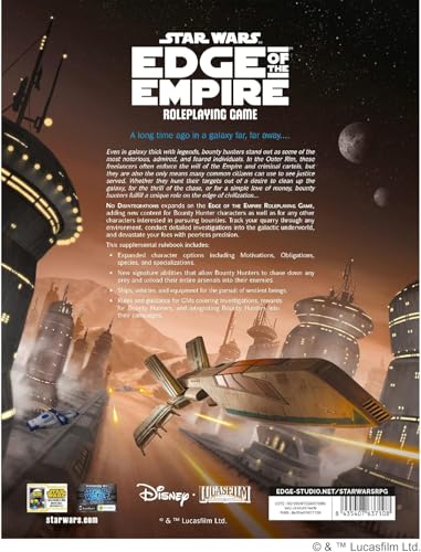 EDGE Studio Star Wars Edge of The Empire No Disintegrations SOURCEBOOK | Roleplaying Game | Strategy Game for Adults and Kids | Ages 10+ | 3-5 Players | Average Playtime 1 Hour | Made