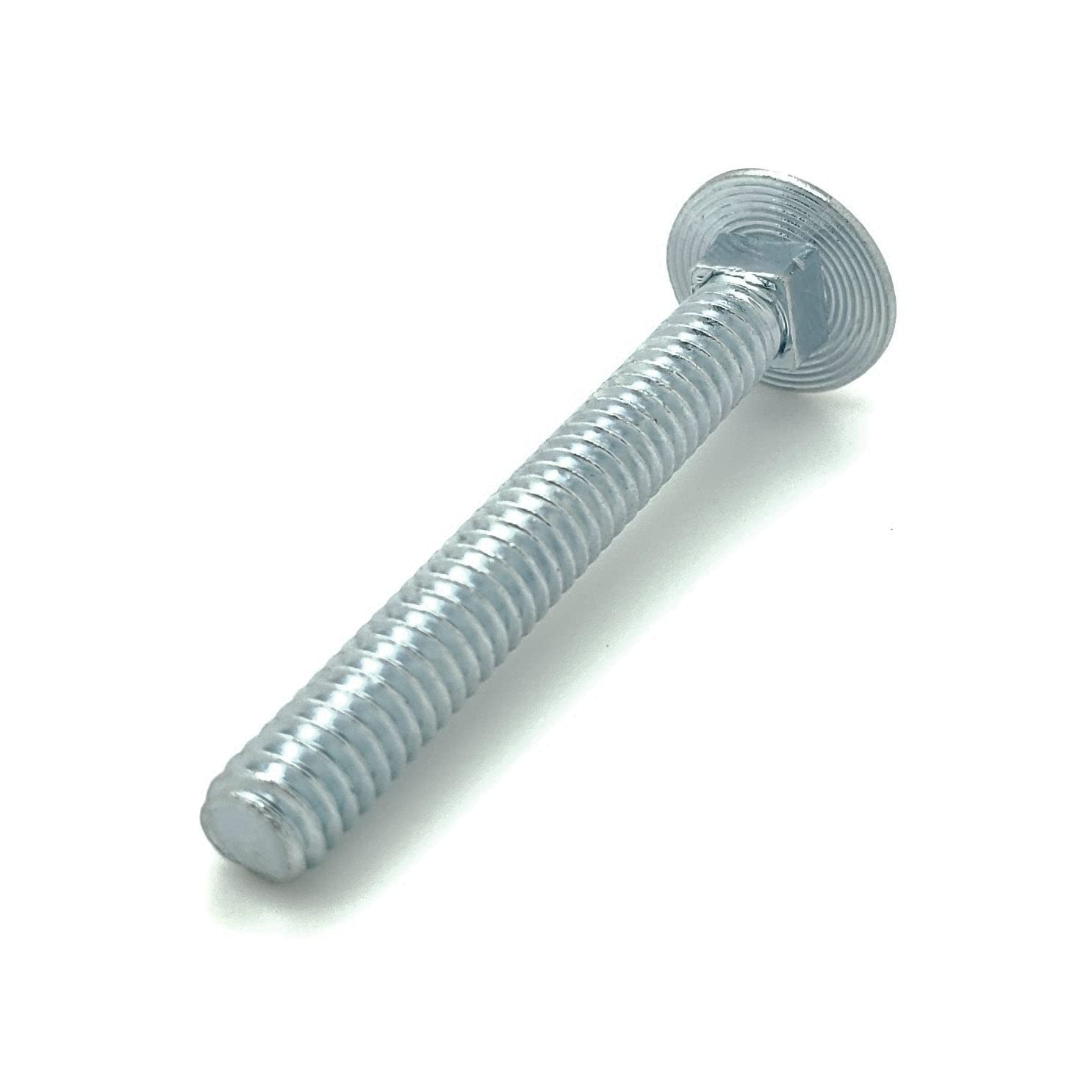Ten (10) 5/16-18 x 2" Long Carriage Bolts Set w/Nuts & Washers (BCP301)