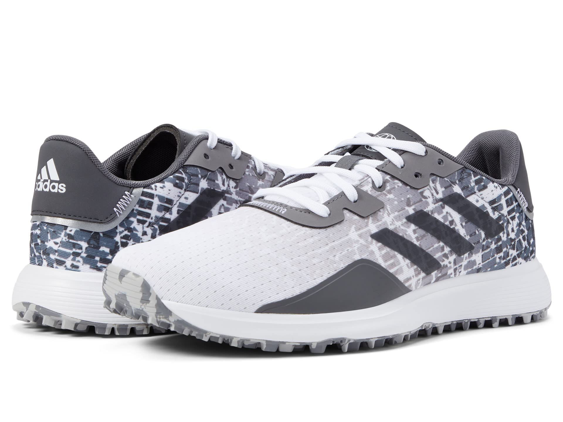 adidas Men's S2G Golf Shoes, Ftwr White/Ftwr White/Tech Indigo, 10