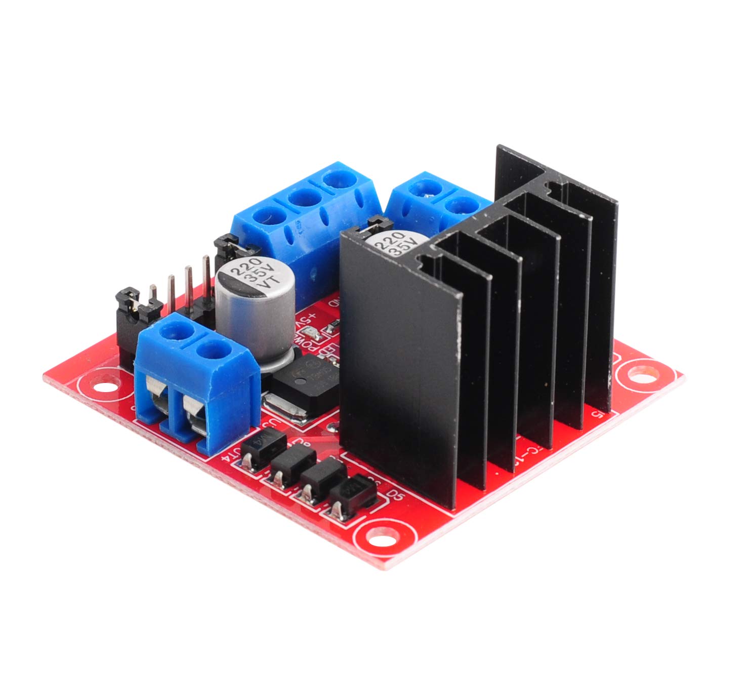 L298N Motor Drive Controller Board Module Dual H Bridge DC Stepper for Arduino Smart Car Robot R3 2560 ESP32 ESP826