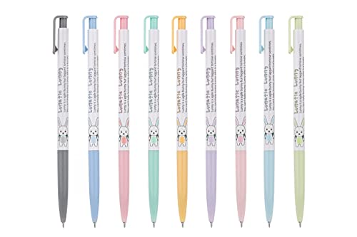 Xeno 0.38mm Baby Mikey Lisa Character Slim Ballpoint Pen, Baby Mikey Lisa, Assorted 12 Colors