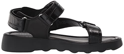 Aerosoles Women's Wave Sport Sandal, Black Croco, 8