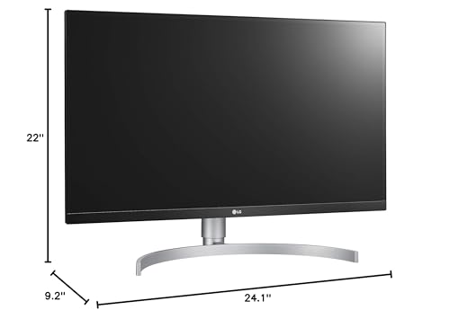 LG 27UL850-W 27 Inch UHD (3840 x 2160) IPS Display with VESA DisplayHDR 400 and USB Type-C Connectivity (Renewed)