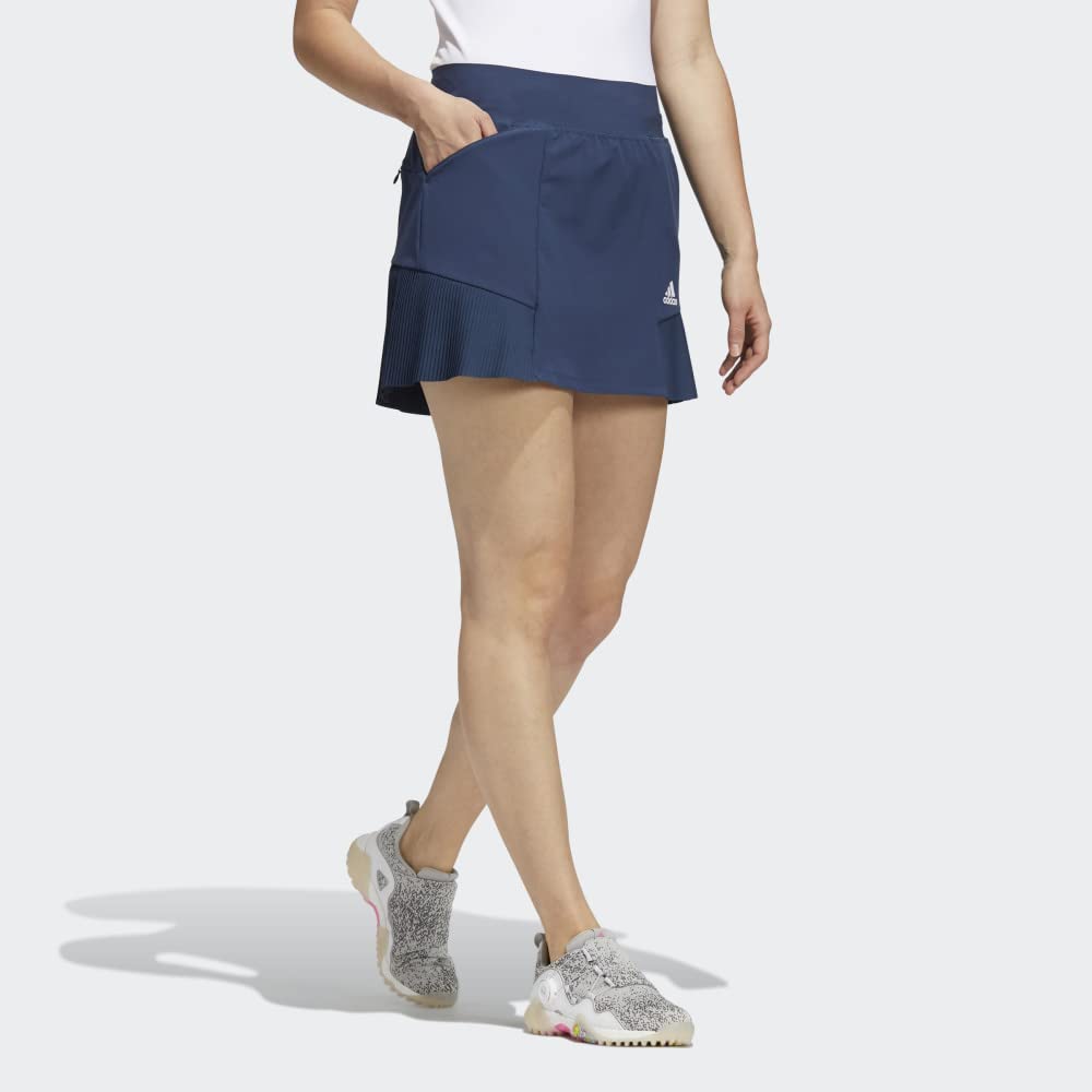 adidas Women's Standard Sport Performance Golf Skort, Crew Navy, Large