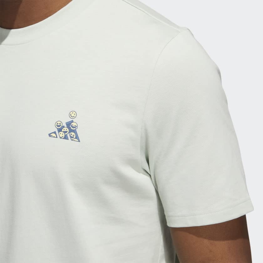adidas Optimoticons Graphic Tee Men's, Green, Size S
