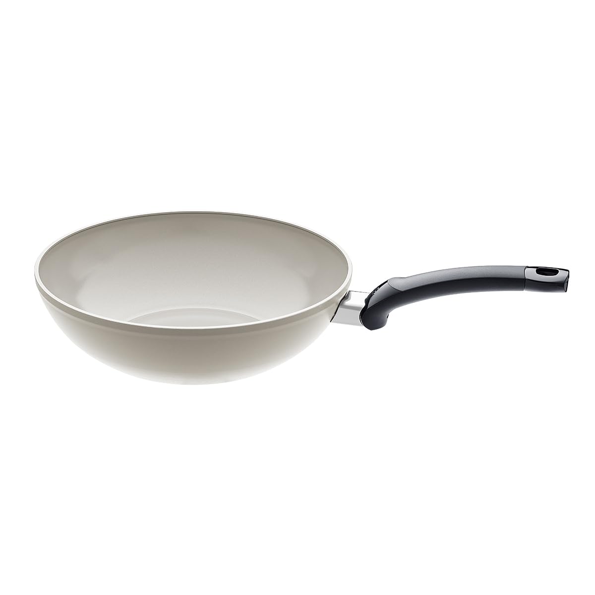 Fissler Ceratal Classic Ceramic Non-Stick Frying Pan 2 Piece Set, 9.5 Inch and 11 Inch, Warm Grey, Made without PFAS