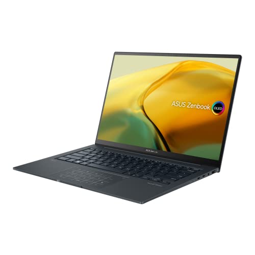 ASUS Zenbook 14.5" 120Hz 2.8K (2880x1800) OLED Touchscreen Laptop | Intel i7-13700H 14-Core | Intel Iris Xe Graphics | Backlit Keyboard | Thunderbolt 4 | Wi-Fi 6E | 16GB LPDDR5 2TB SSD | Win11 Pro