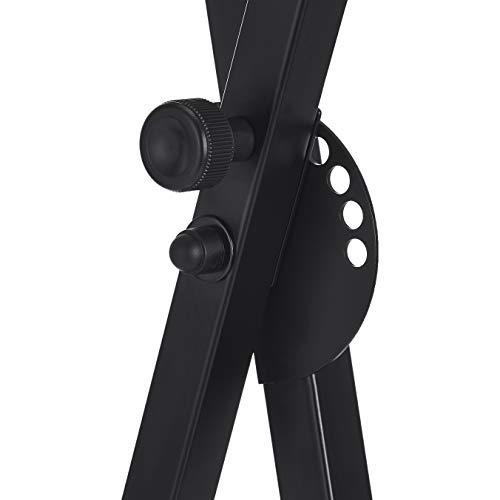 Amazon Basics Classic Adjustable Keyboard and Piano Single-X-Shape Stand, Black