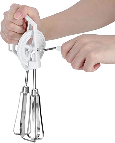 Stainless Steel Handheld Manual Egg Blender Mixer Beater Home Kitchen Practical Cooking Tool